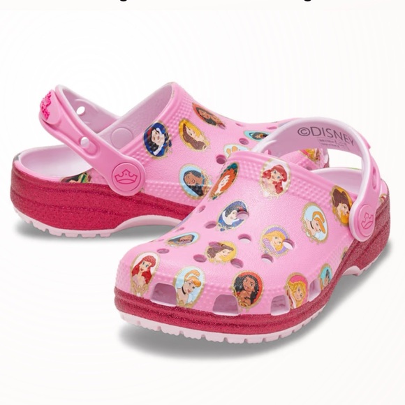 CROCS | Shoes | Crocs Toddlers Disney Princesses Classic Clog Pink ...